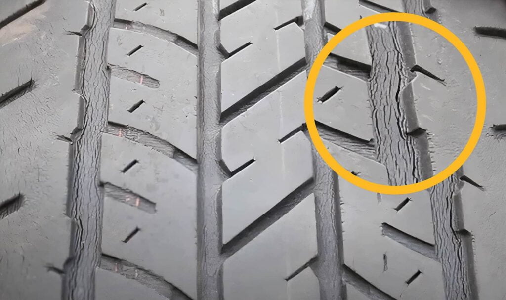 Tire Cracking Between Treads: Causes, Solutions, Risks - Tire Crunch
