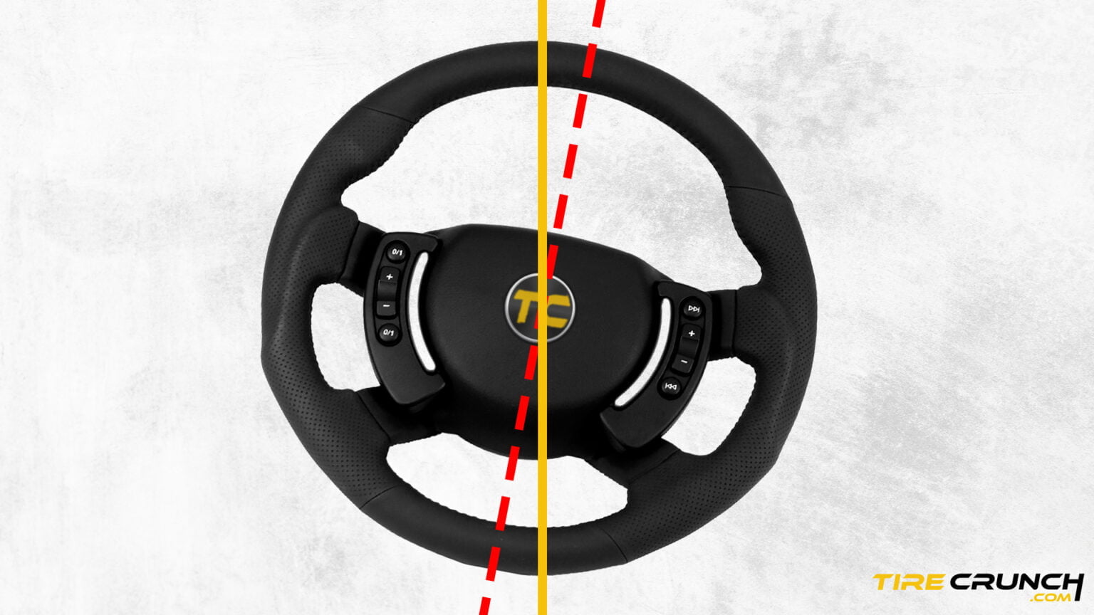 Parabolic Curve On Road Causing Steering Wheel Off Center